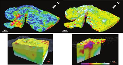 3d acquisition and inversion results corrected for topography for the