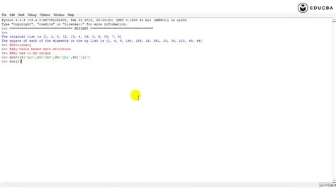 Lect 44 Dictionaries In Python Youtube