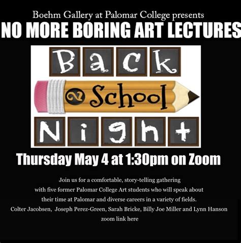 No More Boring Art Lectures Palomar Art Department