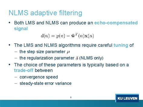 Digital Signal Processing Lab 5 Nlms Adaptive Filtering