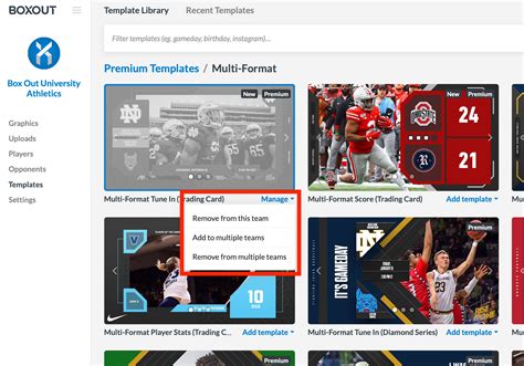 Add Templates To All Team Pages