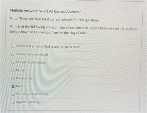 Solved Multiple Answers Select All Correct Answers Note