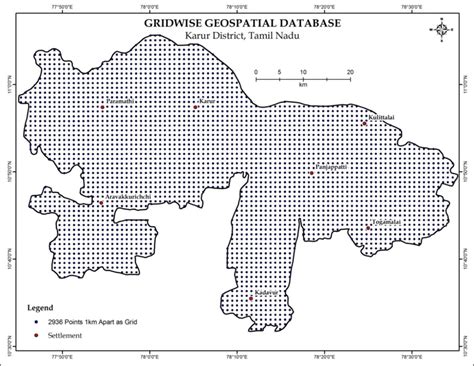 Generation Of Point Shape File Consisting Of Numerical Database By