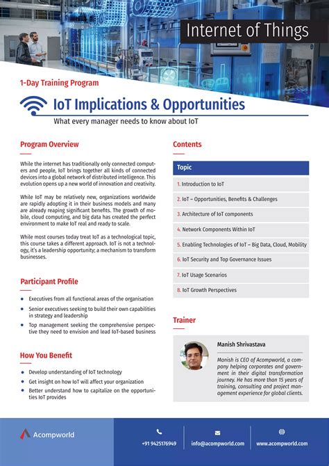 Internet Of Things Iot Training Pdf Internet Computing