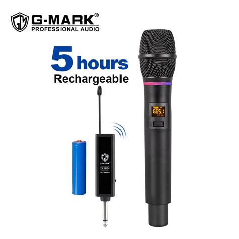 Wireless Microphone G Mark X Uhf Dynamic Karaok Grandado