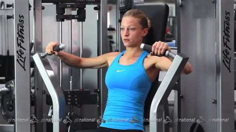 Pin Loaded Seated Chest Press Youtube