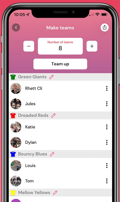 Random Team Generator Excel
