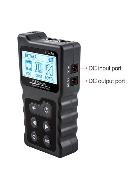 공장 가격 Noyafa Nf 488 전원 오버 이더넷 Poe 검사기 테스터 Noyafa Hk Technology Co Limited