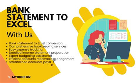 Convert Your Bank Statements To Excel By Mybook102 Fiverr