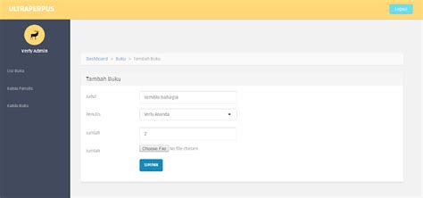 Source Code Web Aplikasi Perpustakaan Laravel 53 Verly Share