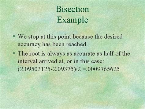 Recursive Methods For Finding Roots Of Functions Bisection