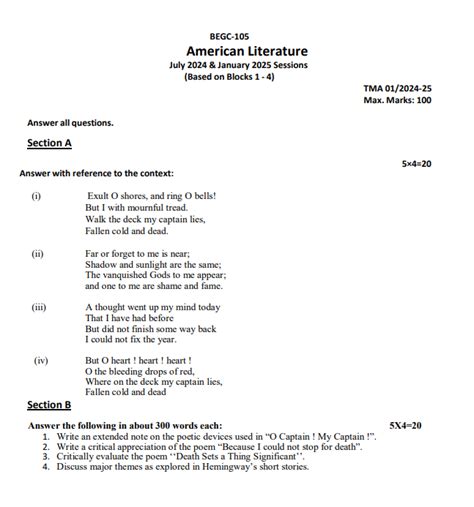 Begc 105 Ignou Solved Assignments 2024 25 English Pdf Download