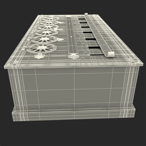 3d blaise pascal calculating machine model