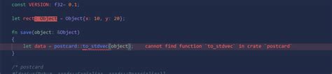 Issues With Postcardserde Help The Rust Programming Language Forum