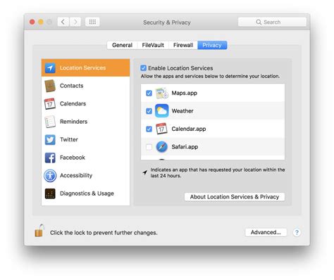 Controlling Privacy In MacOS Sierra The Eclectic Light Company