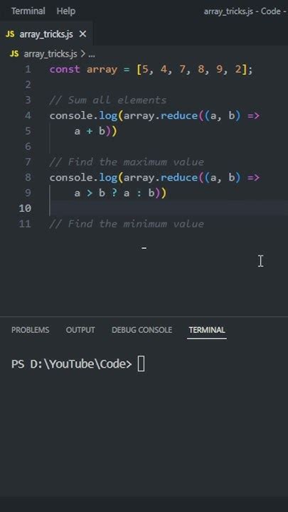 Must Know Array Tricks In Javascript In Bangla Shorts Javascript Short Youtube