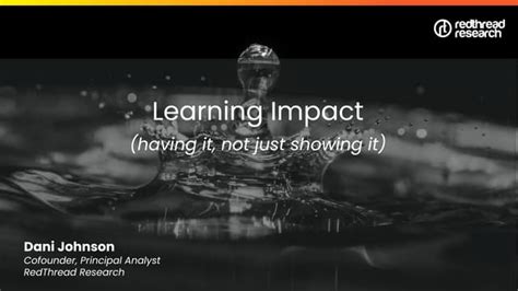 Learning Impact Pdf