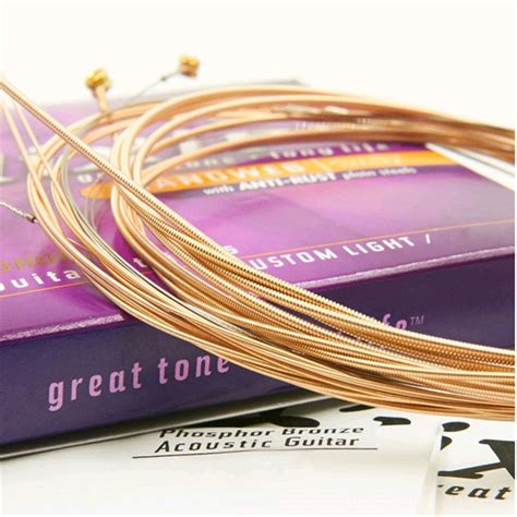 Elixir Nanoweb Phosphor Bronze 16052 Light Folk Acoustic Guitar String