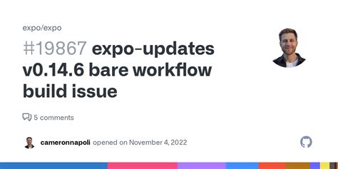 Expo Updates V0 14 6 Bare Workflow Build Issue Issue 19867 Expo