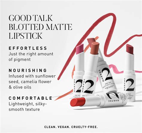 Good Talk Soft Matte Lipstick Pink Pucker Vegan Morphe