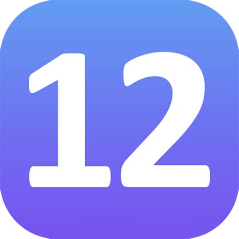 12 Generic Gradient Fill Icon