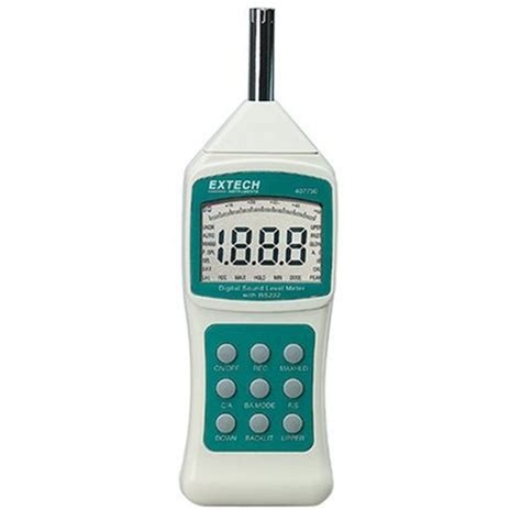 Extech Sound Level Meter With Background Sound Absorber Sound Level Meter With PC