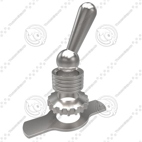 D Toggle Switch Button Model