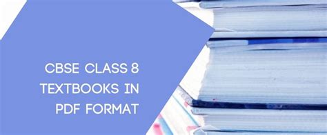 CBSE NCERT STD VIII Textbooks In PDF