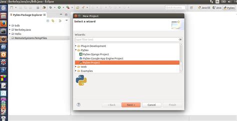 PyDev Eclipse IDE for Python Linux Desenvolvimento Código Aberto