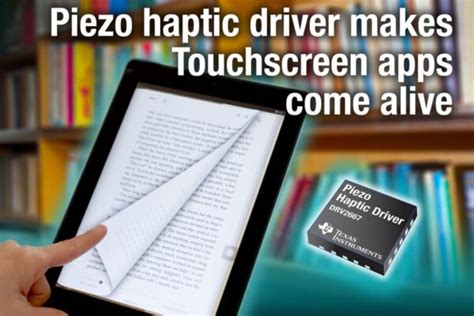 Integrated Piezo Haptic Driver For Realistic Hd Touchscreen Exp