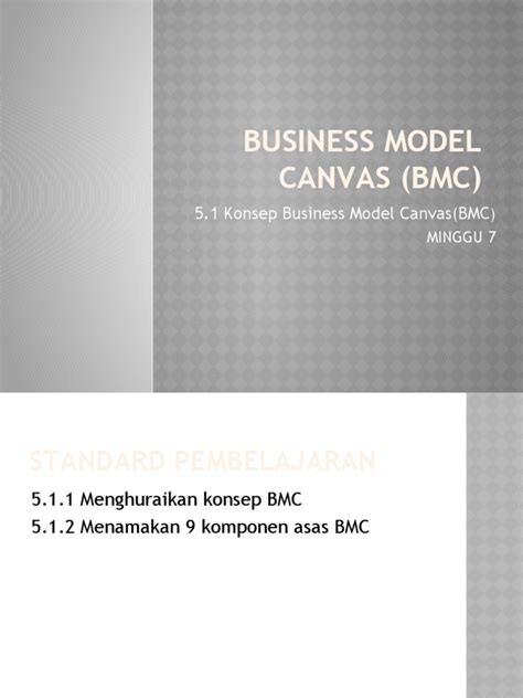 Bmc Customer Segmen And Value Proposition Pdf