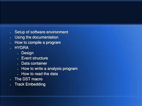 Ppt Hydra Framework Setup Program Compilation Event Structure Data