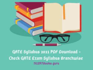 GATE Syllabus 2021 Download Latest Syllabus Pdf For GATE Branchwise