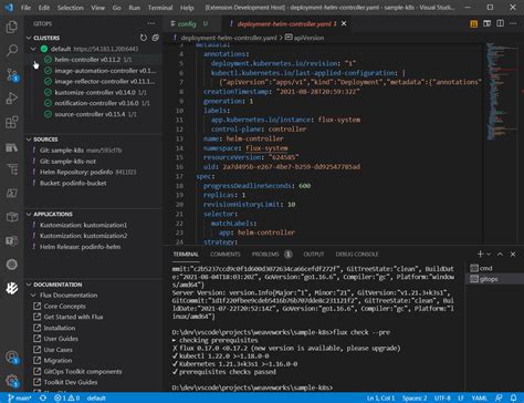 Add Cluster And Flux Controller Deployment State Icons · Issue 74 · Weaveworksvscode Gitops