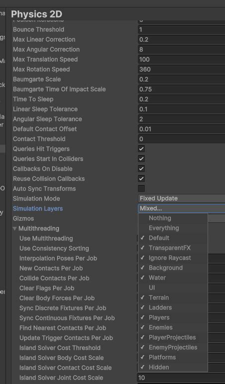Ontriggerenter2d Not Work On Certain Layers Unity Engine Unity