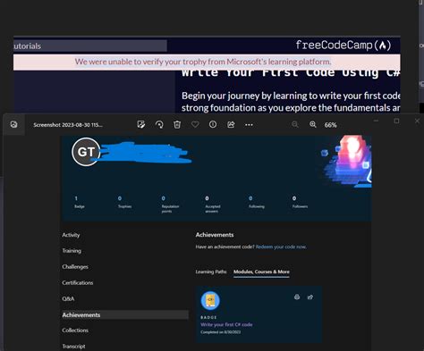 Collation Microsoft C Usernametrophy Error Page 3 Freecodecamp Support The