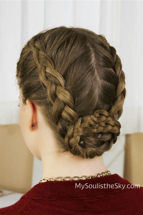 Double Dutch Braided Bun Double Dutch Braided Bun
