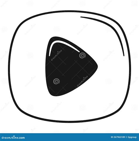 Play Button Design Stock Vector Illustration Of Device 267963189