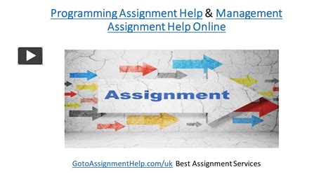 Programming Management Assignment Help Online Presentation Free To