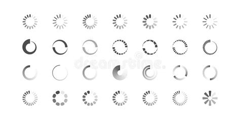 Download Sign Set Load Icons Set Load System Data Load Loading Bar