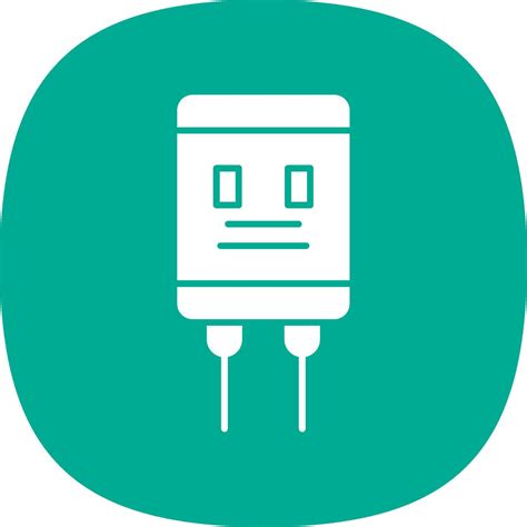 Capacitor Glyph Curve Icon 42782117 Vector Art At Vecteezy