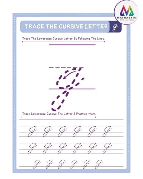 Cursive Alphabets Mathastic