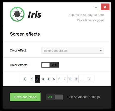 Color Inversion IrisTech