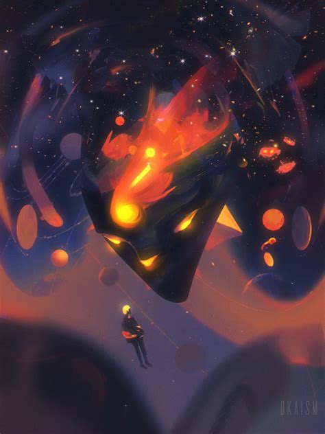 Dkaism Original 2others Blonde Hair Full Body Glowing Glowing Eyes Limited Palette