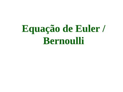 Pdf Equação De Euler Bernoulli Dokumen Tips