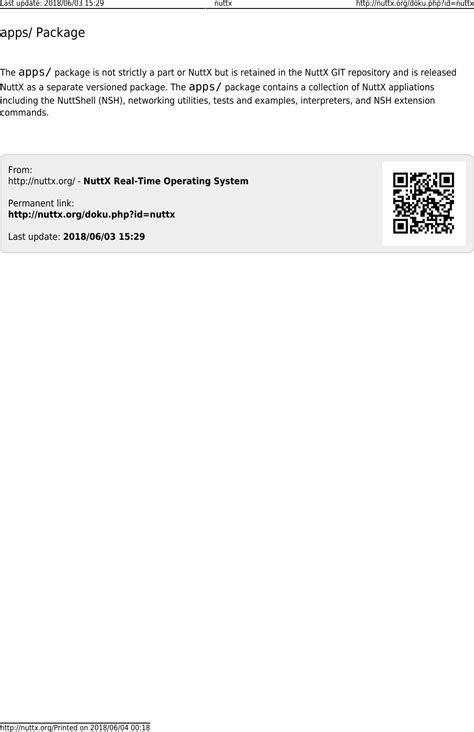 Nuttx Real Time Operating System Nutt X Guide