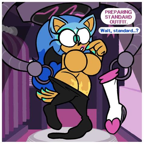 Rule 34 Clothing Swap English Text Frost Lock Gender Transformation Sonic Series Sonic The