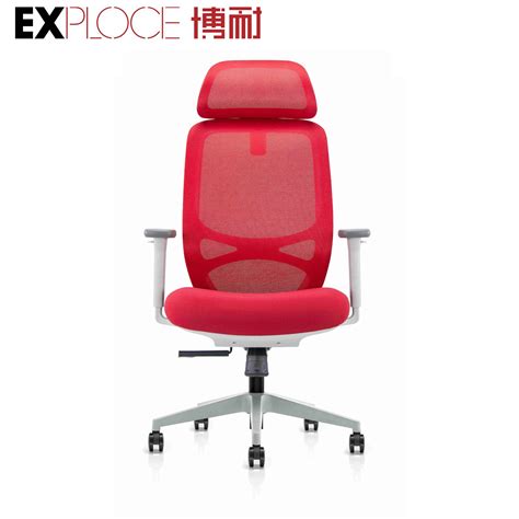 Factory Direct Multi Functional Lady Care Boss Chinese Red Office Chair Task Swivel Easy To