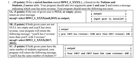 1 15 Points Write A Stored Function Named
