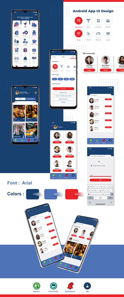 Android App UI Design Behance